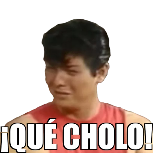 ¡QUE CHOLO! Sticker de WhatsApp - DescargarStickers