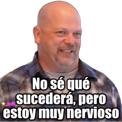 No sé qué sucederá, pero estoy muy nervioso Sticker de WhatsApp ...