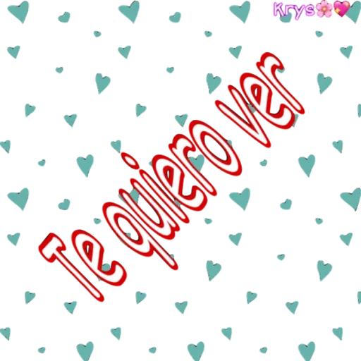 Te quíero ver Sticker de WhatsApp - DescargarStickers