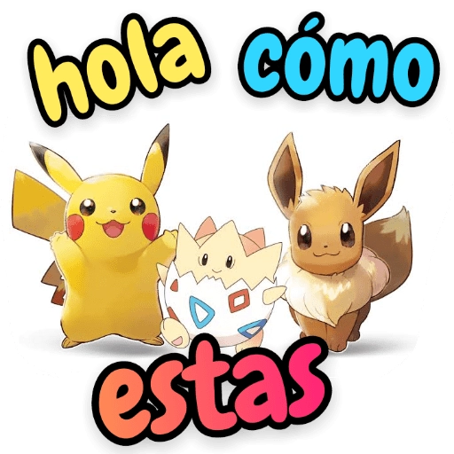 Hola como estas Sticker de WhatsApp - DescargarStickers