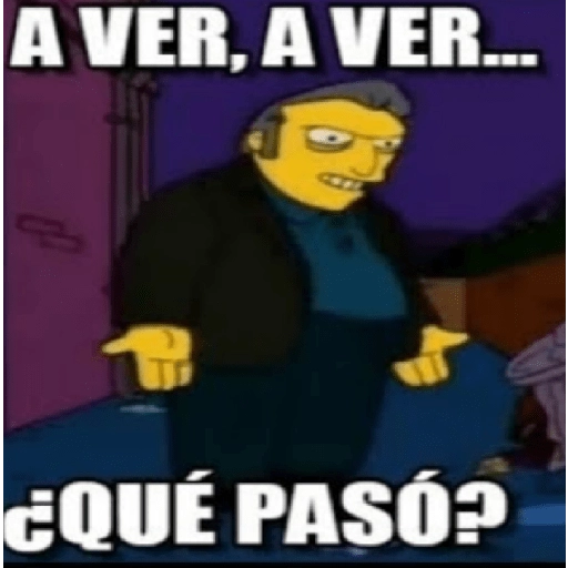 A VER, A VER... ¿QUE PASO? Sticker de WhatsApp - DescargarStickers
