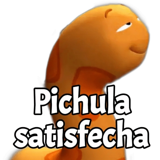 Pichula satisfecha Sticker de WhatsApp - DescargarStickers