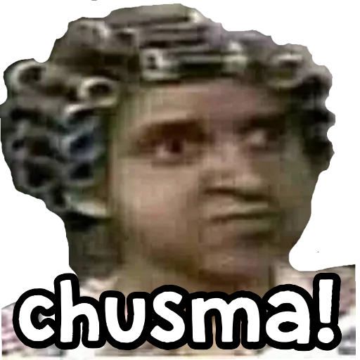 Chusma! Sticker de WhatsApp - DescargarStickers