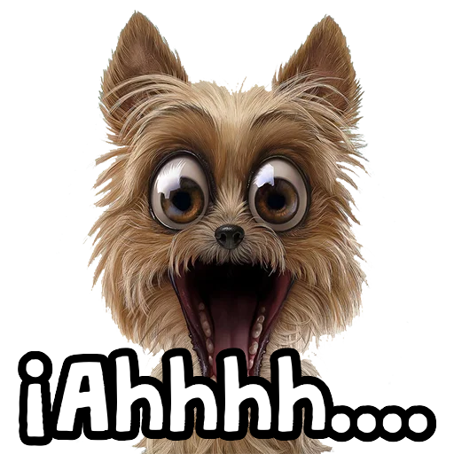 ¡Ahhhh.... Sticker de WhatsApp - DescargarStickers