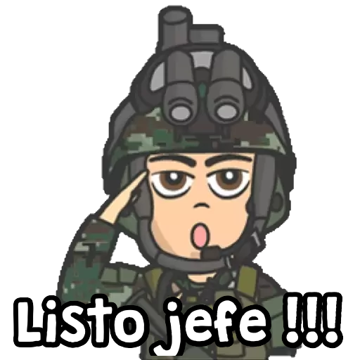 Listo jefe !!! Sticker de WhatsApp - DescargarStickers