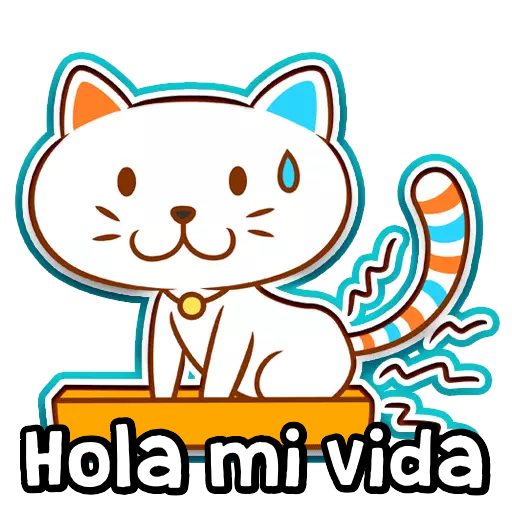 Hola mi vida Sticker de WhatsApp PNG - DescargarStickers