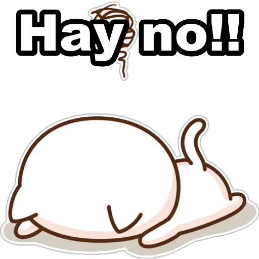 Hay no!! Sticker de WhatsApp - DescargarStickers