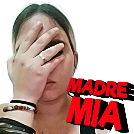 Madre mía Sticker de WhatsApp - DescargarStickers