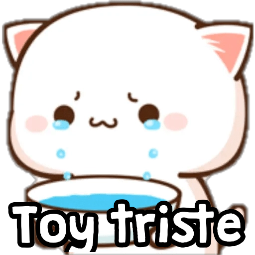 Toy triste Sticker de WhatsApp - DescargarStickers