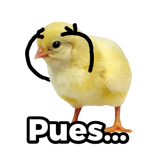 Pues... Sticker de WhatsApp - DescargarStickers