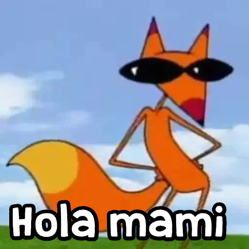 Hola mami♡ Sticker de WhatsApp - DescargarStickers