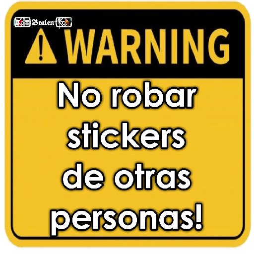 No robar stickers de otras personas! Sticker de WhatsApp ...