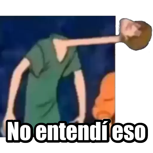 No entendí eso Sticker de WhatsApp - DescargarStickers