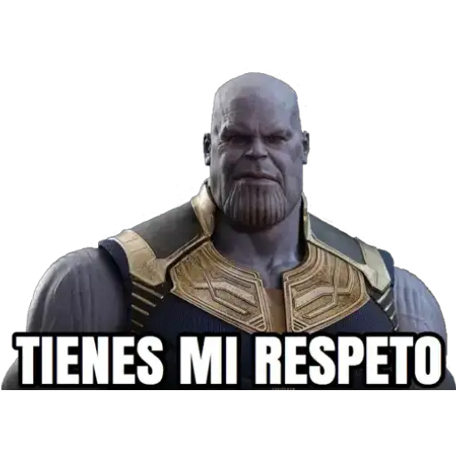 Sticker TIENES MI RESPETO PNG - DescargarStickers
