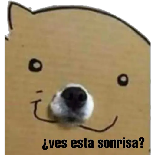 ¿Ves esta sonrisa? Sticker de WhatsApp - DescargarStickers