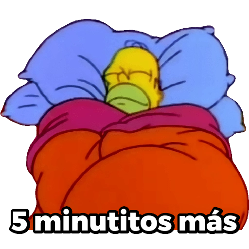 Sticker 5 minutitos más PNG - DescargarStickers