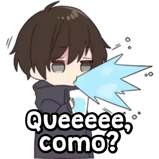 Queeeee, como? Sticker de WhatsApp - DescargarStickers