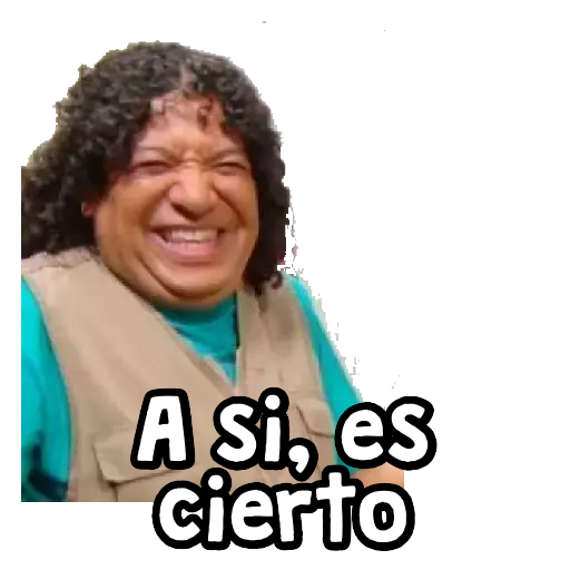 A si, es cierto Sticker de WhatsApp - DescargarStickers