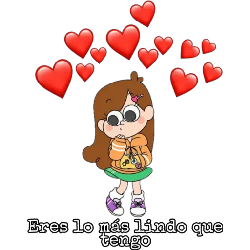 Eres lo más lindo que tengo Sticker de WhatsApp - DescargarStickers