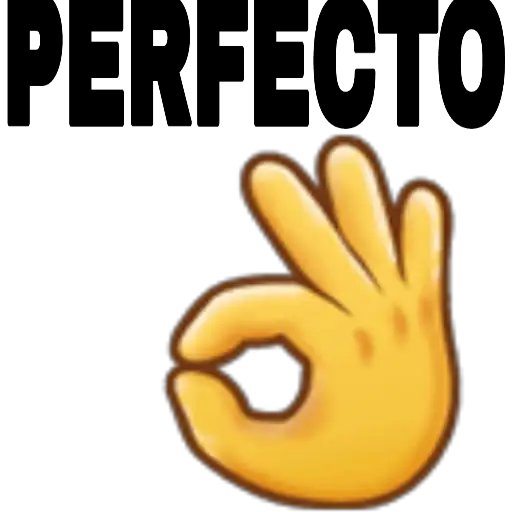 Perfecto #571592 Sticker de WhatsApp - DescargarStickers