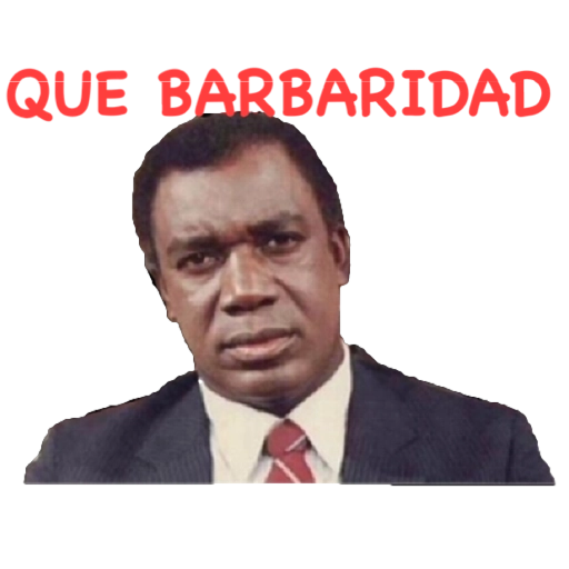 QUE BARBARIDAD Sticker de WhatsApp - DescargarStickers
