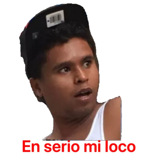 En serio mi loco Sticker de WhatsApp - DescargarStickers