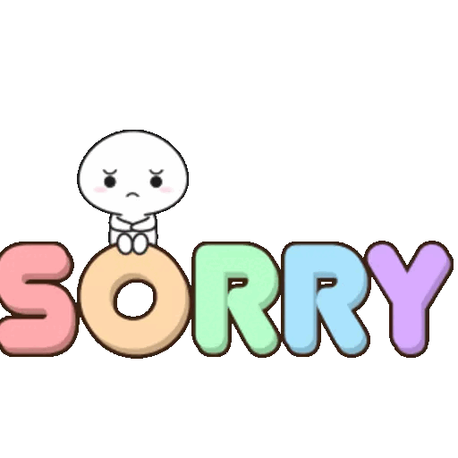 Sticker Sorry GIF - DescargarStickers