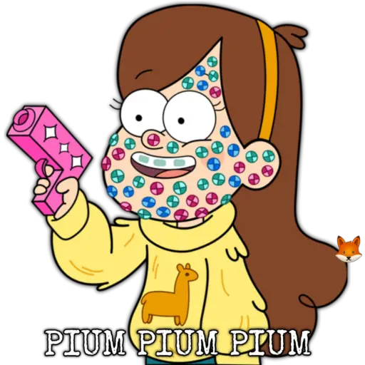 ﻿PIUM PIUM PIUM Sticker de WhatsApp - DescargarStickers