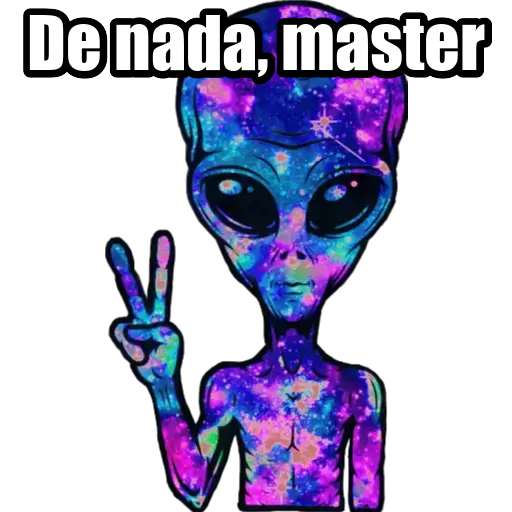 De nada, master Sticker de WhatsApp - DescargarStickers
