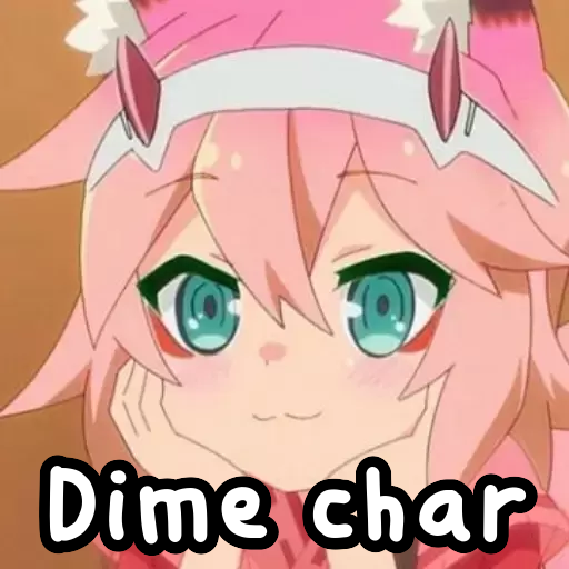 Dime char Sticker de WhatsApp - DescargarStickers