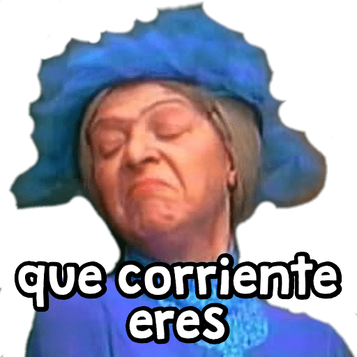 Que corriente eres Sticker de WhatsApp - DescargarStickers