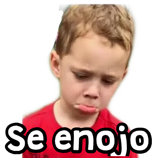 Se enojo Sticker de WhatsApp - DescargarStickers
