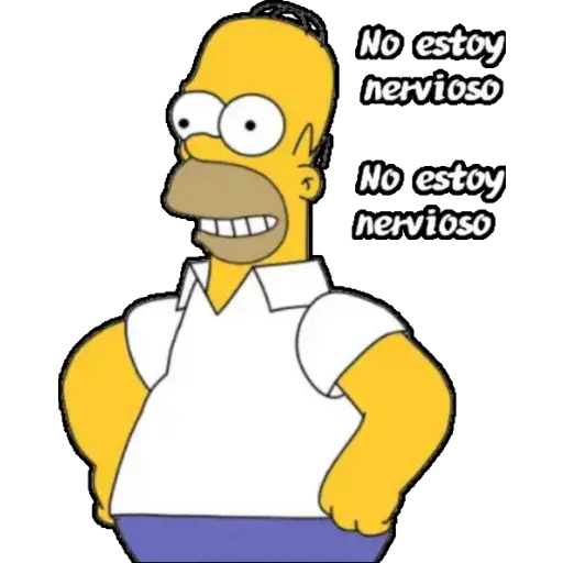 No estoy nervioso, No estoy nervioso Sticker de WhatsApp ...