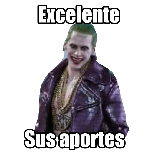Excelente Sus aportes Sticker de WhatsApp - DescargarStickers