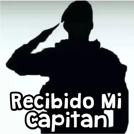 Recibido Mi Capitan Sticker de WhatsApp - DescargarStickers