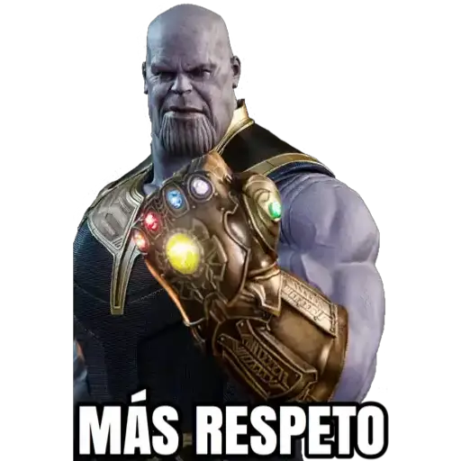 MÁS RESPETO Sticker de WhatsApp - DescargarStickers