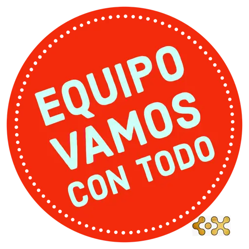 EQUIPO VAMOS CON TODO Sticker de WhatsApp - DescargarStickers
