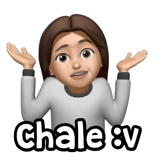 Chale :v Sticker de WhatsApp - DescargarStickers