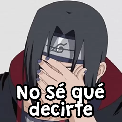 No sé qué decirte Sticker de WhatsApp - DescargarStickers