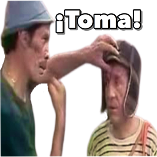 ¡Toma! Sticker de WhatsApp - DescargarStickers
