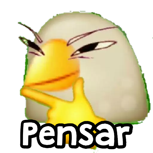 Pensar Sticker de WhatsApp - DescargarStickers