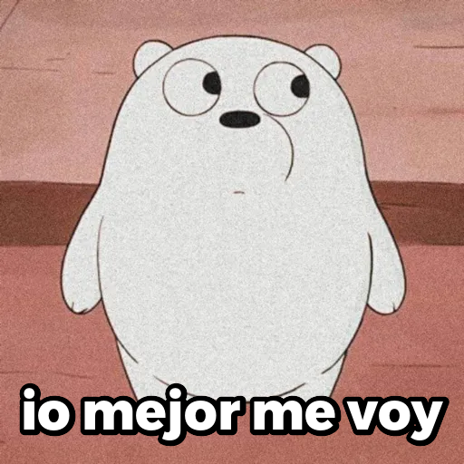 io mejor me voy Sticker de WhatsApp - DescargarStickers