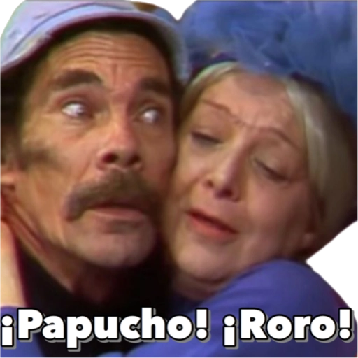 ¡Papucho! ¡Roro! Sticker de WhatsApp - DescargarStickers
