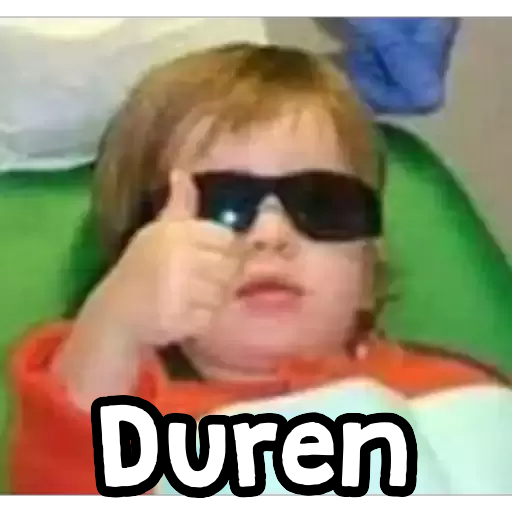Duren Sticker de WhatsApp - DescargarStickers