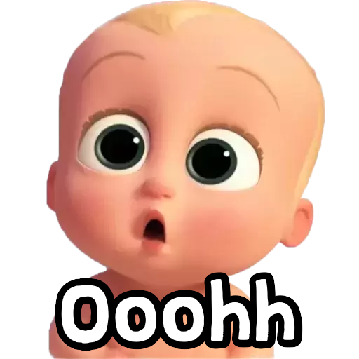 Sticker Ooohh PNG - DescargarStickers