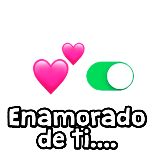 Enamorado de ti.... Sticker de WhatsApp - DescargarStickers