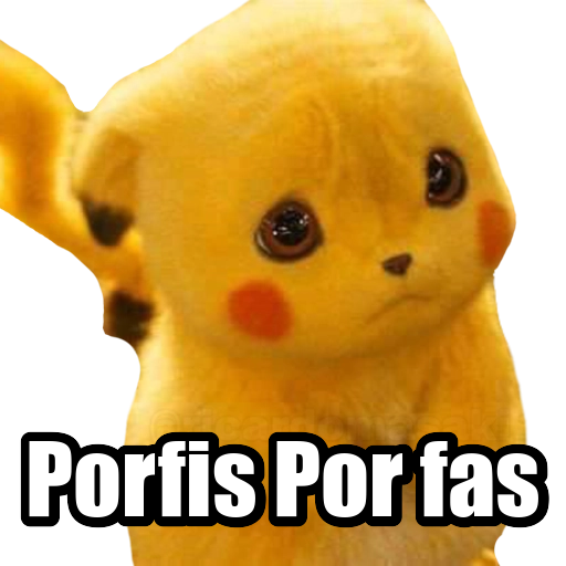 Porfis Por fas Sticker de WhatsApp - DescargarStickers