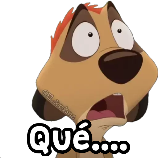 Qué.... Sticker de WhatsApp - DescargarStickers