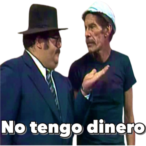 Sticker No tengo dinero PNG - DescargarStickers