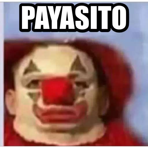 PAYASITO PNG transparente - Descargar Stickers